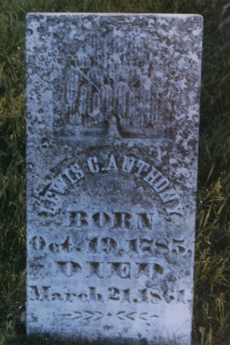 Lewis Corder Anthony 1785 1861 Find A Grave Memorial