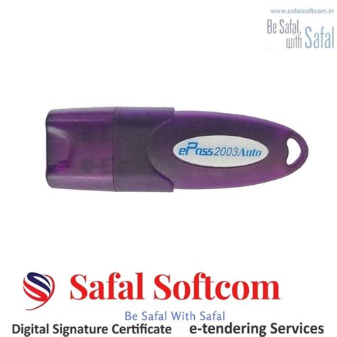 Digital Signature Certificate E Pass 2003 Usb Smart Token At ₹ 325