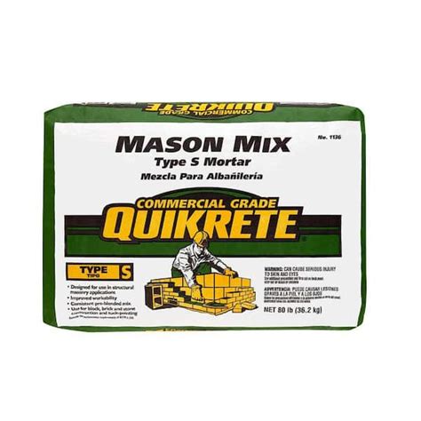 Oldcastle 80 Lb Amerimix Mortar Mix Type S 62300010 The Home Depot