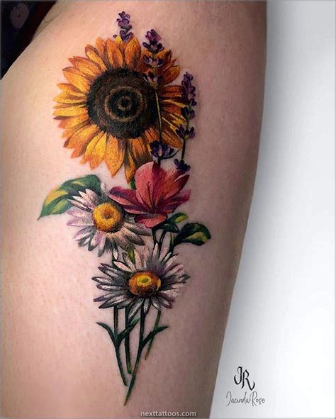 An Easy To Follow Guide To Sunflower Tattoo Meanings And Styles Artofit