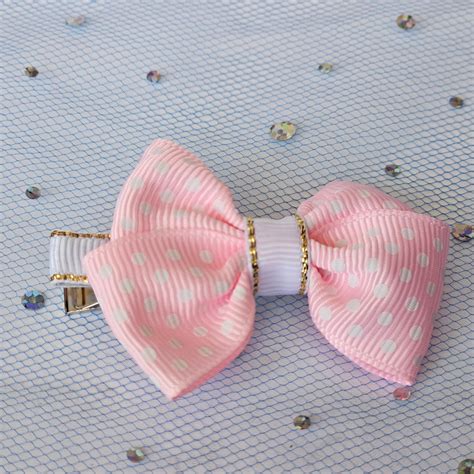Girl Hair Pin Hair Pin For Girl Alligator Clip Grosgrain Ribbon Clip
