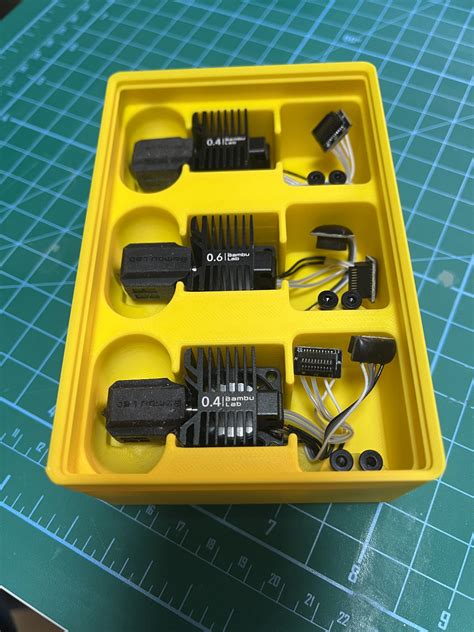Gridfinity Storage Solution For P1 And X1 Hotend By Arni Makerworld