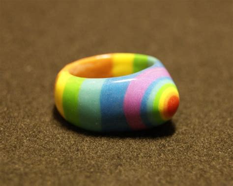 Diy Rainbow Ring Polymer Clay