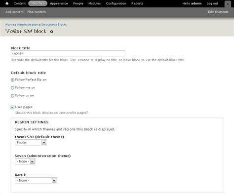drupal how to edit social icons block follow module template