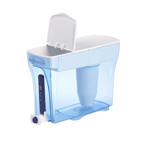 Zerowater 23 Cup Blue Plastic Water Filter Pitcher Zd 018 At