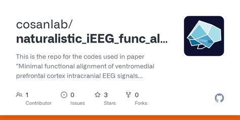 Github Cosanlabnaturalisticieegfuncalign This Is The Repo For The Codes Used In Paper
