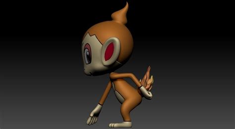 Chimchar 3d Model 3d Printable Cgtrader