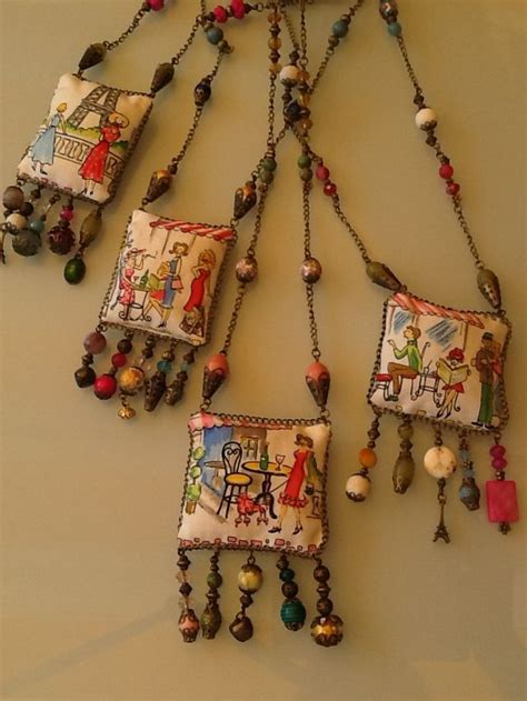 Fabric Jewelry Textile Jewelry Fiber Art Jewelry