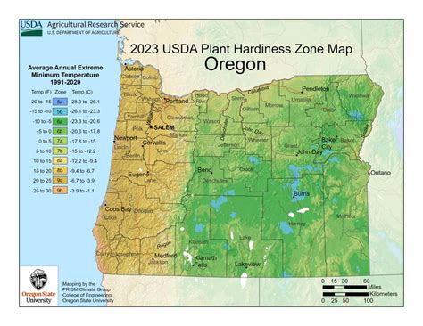 Which Plants Will Survive An Oregon Winter Map That Shows Gets First