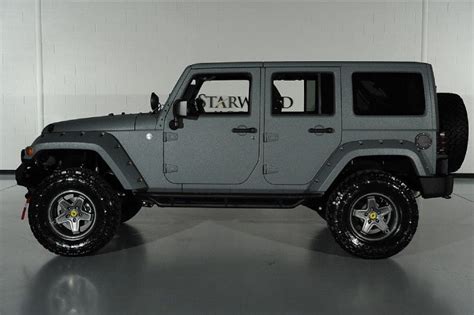2014 Jeep Wrangler Unlimited With Kevlar Liner Finish In Anvil Grey