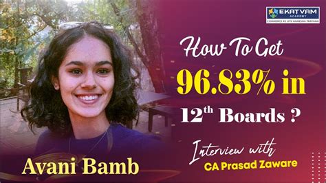 🔥🚀 Supercharge Your Class 12 Results Avani And Ca Prasad Zaware Reveal