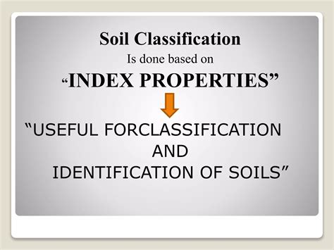 Classification Of Soils Pptx