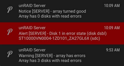 Array Has 3 Disks With Read Errors General Support Unraid
