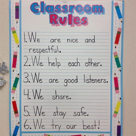 Classroom Rules Worksheet First Grade At Cory Tack Blog