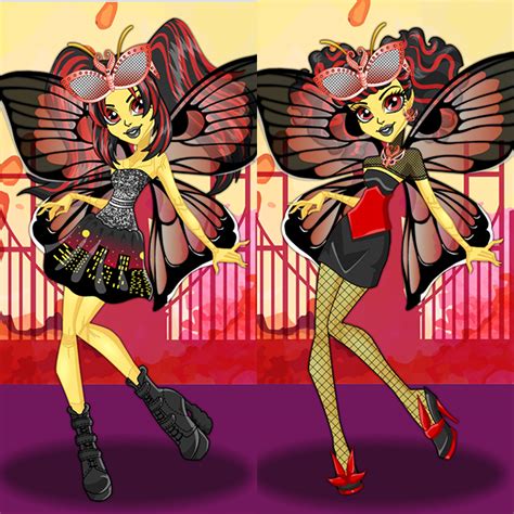 Monster High Luna Mothews Dress Up By Heglys On Deviantart