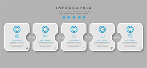 Premium Vector Business Infographic Template With Option