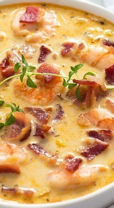 Bacon Shrimp And Corn Chowder Mn Sub Roved Cauliflower For Corn And Hwc For Half N Half