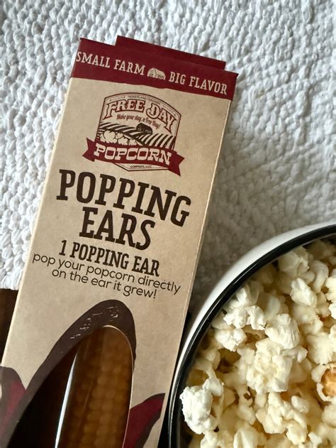 Popping Ear Individual Free Day Popcorn Company