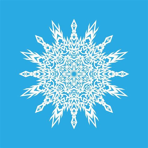 Snowflake Mandala Vector Art Icons And Graphics For Free Download