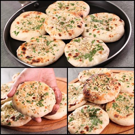 Cheese Chilli Garlic Mini Kulchas Garlic Mini Kulcha Eggless