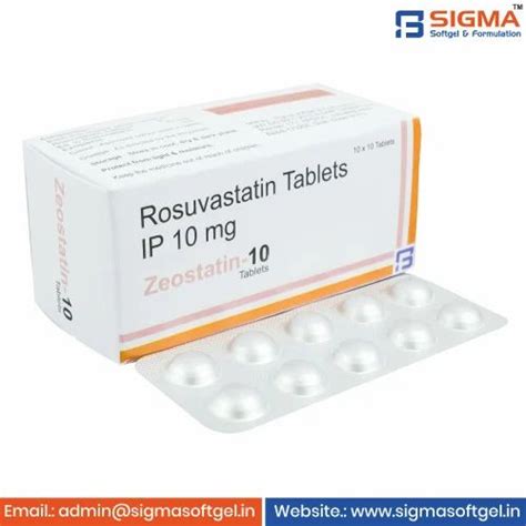 Rosuvastatin 10 Mg Tablets At ₹ 920box Rosuvastatin Capsules In
