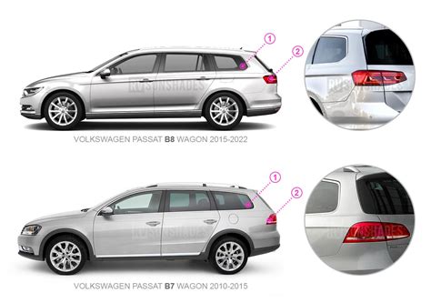 Vw Passat Alltrack Sun Shade B8 Wagon 2015 2022 Quarter Window Pair