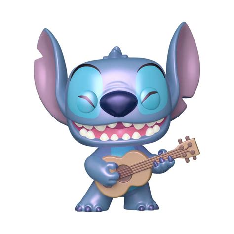 Funko Pop Jumbo Lilo And Stitch Stitch With Ukulele Vinyl Figure