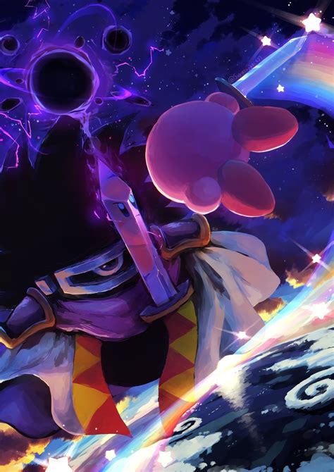 Kirby Dark Matter And Dark Matter Blade Kirby And 1 More Drawn By