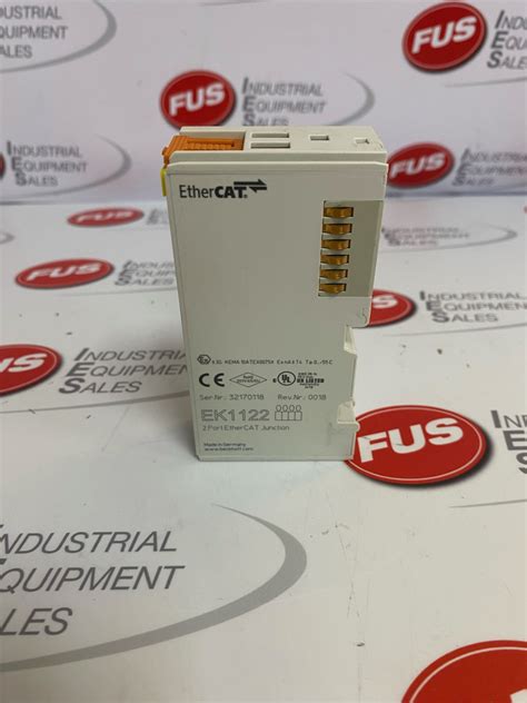 Beckhoff Ek1122 Ethercat Junction Module Fus Industrial