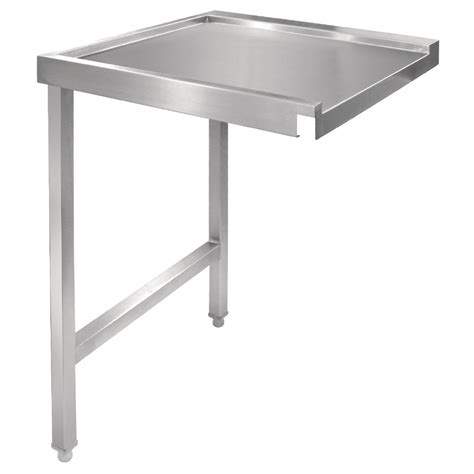 Vogue Pass Through Dishwash Table L 1100mm