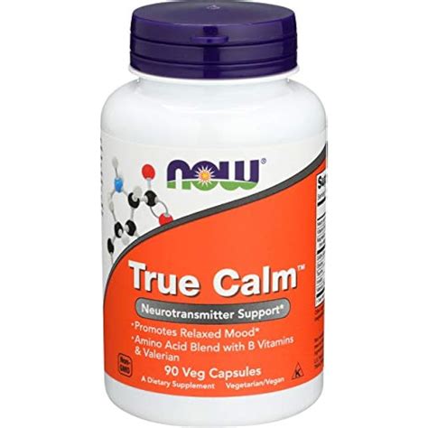 Now Foods True Calm Tm Amino Relaxer 90 Cápsulas