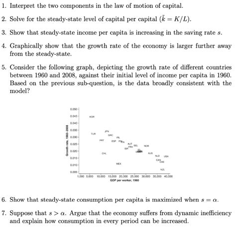 Solved Consider The Basic Solow Model The Production