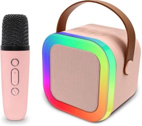 Karaoke Mic With Speaker Bluetooth Rechargeable Mini Bluetooth Karaoke