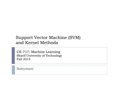 Pdf Support Vector Machine Svm And Kernel Methods Dokumentips