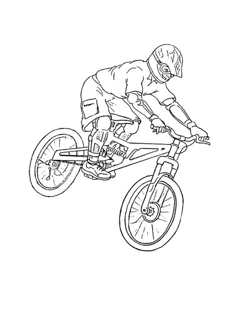 Bmx Printable Coloring Pages