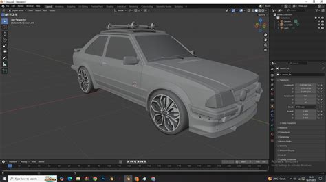 🚙 Ford Escort Mk3・ Obj File For 3d Printing・cults