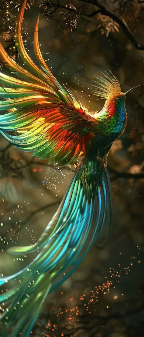 Spectral Wings A Bird Of Paradise Glides An Avatar For Digital Realms