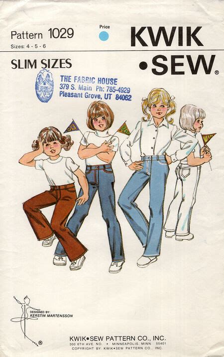 Kwik Sew 1029 Vintage Sewing Patterns Fandom
