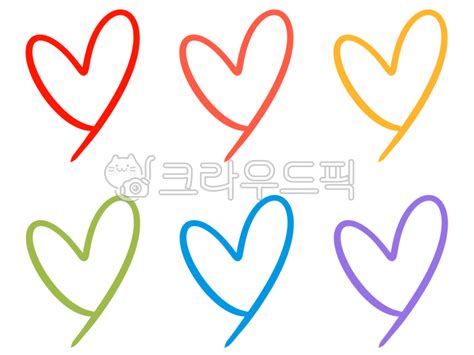 하트 하트모양 하트그림 하트일러스트 사랑 사진이미지일러스트캘리그라피 레몬쓰작가