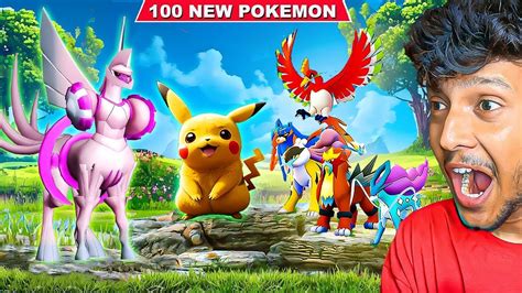 Finally I Evolved Arceus 😱legendary Pokemon Pikachu😻100 New Pokemon Palworld Youtube