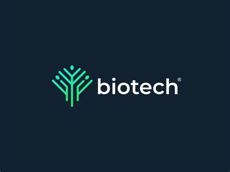 Biotech Logo Design Tree Tech