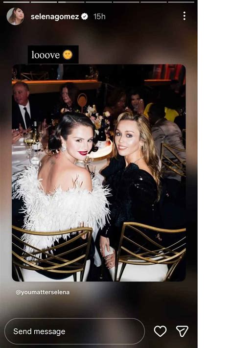 Selena Gomez Shares Photo With Miley Cyrus From Golden Globes Reality Tea
