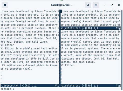 How To Split Vi Screen Horizontally And Vertically In Linux GeeksforGeeks