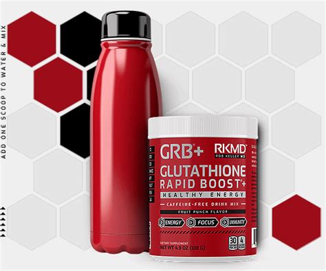 Grb® Glutathione Rapid Boost Drink Mix Robkellermd®