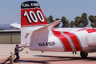 Cal Fire Air Attack Base At Ramona Airport In California One America