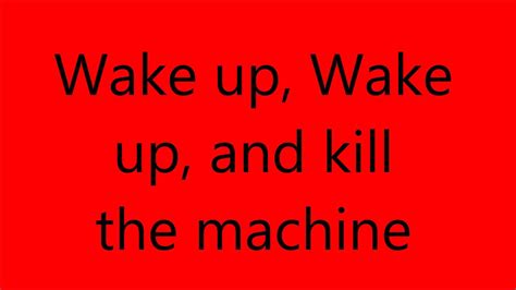 Feed The Machine Lyrics Red Virgen Dejesus