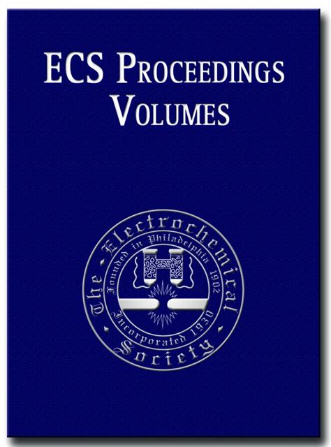 Proceedings Volumes Added To Ecs Digital Library Ecs