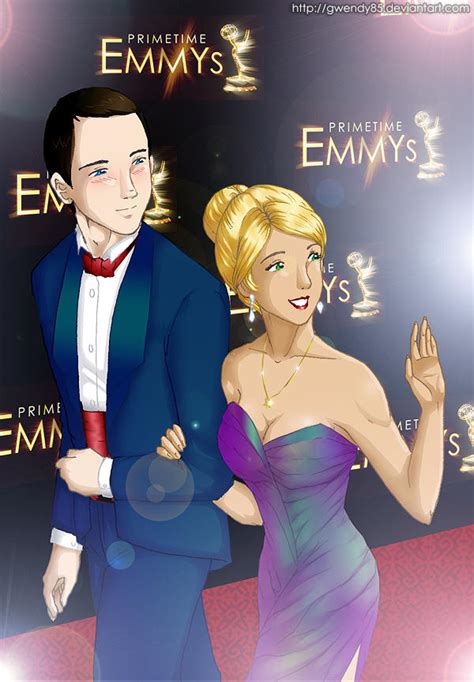 Sheldon And Penny At The Emmys By Gwendy85 On Deviantart