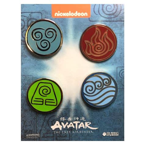 Avatar The Last Airbender The Four Elemental Bending Arts Enamel Pin 4
