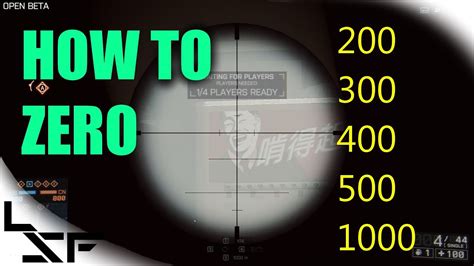 Bf4 Beta Long Range Sniping Tips How To Zero Zeroing Guide Goodbye Bullet Drop Youtube